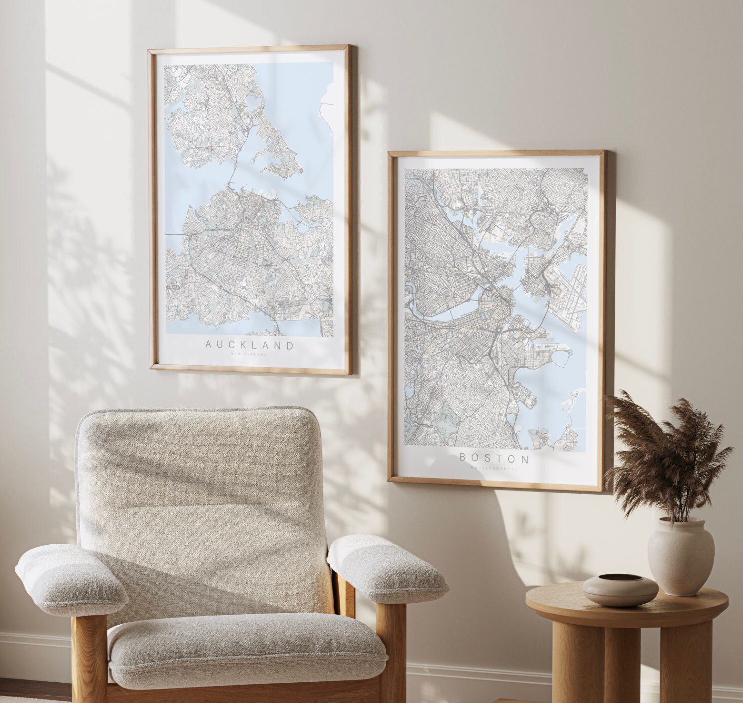 Boston Map Print, Boston City Street Map, Boston Wall Decor, Boston ...