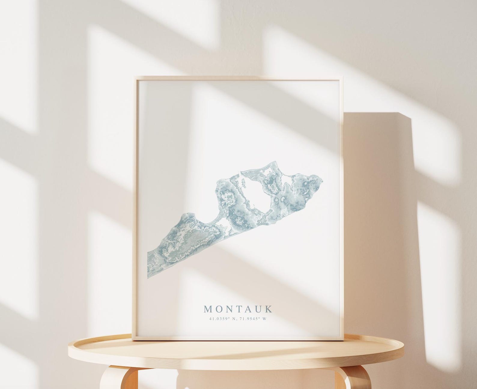Montauk Map Print, Map of Montauk New York, Montauk Gift, the Hamptons ...