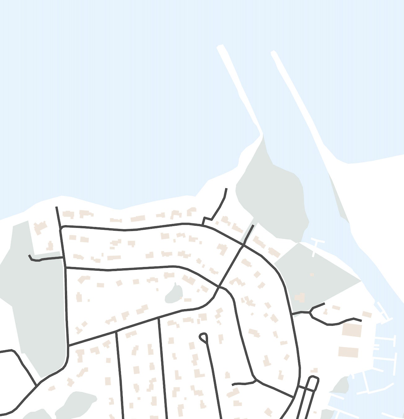 Sesuit Harbor Map Print, Cape Cod Map Print, Dennis Massachusetts Poster, Sesuit Harbor Cape Cod ...