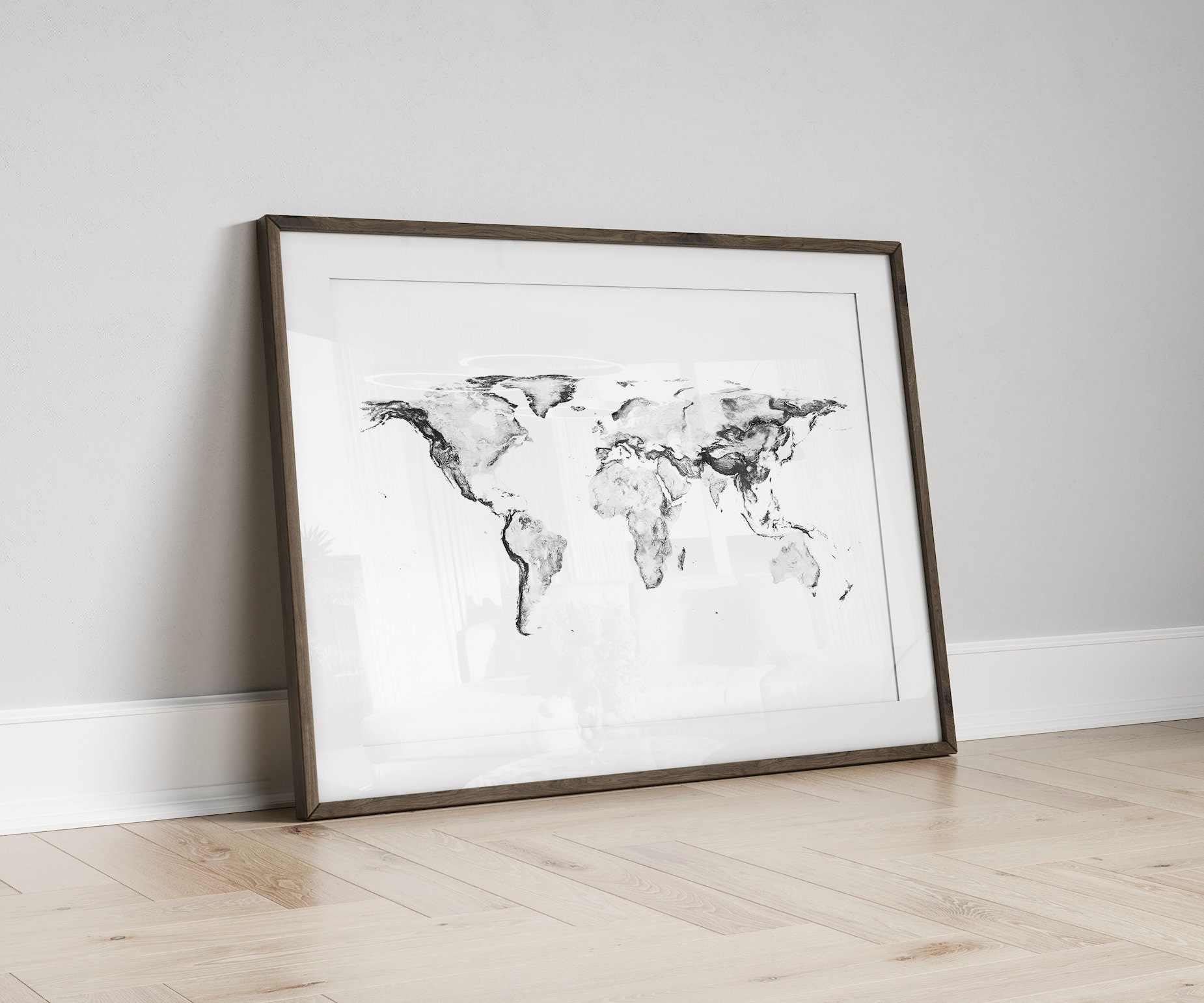 World Map Print World Map Poster Map of the World Poster - Etsy