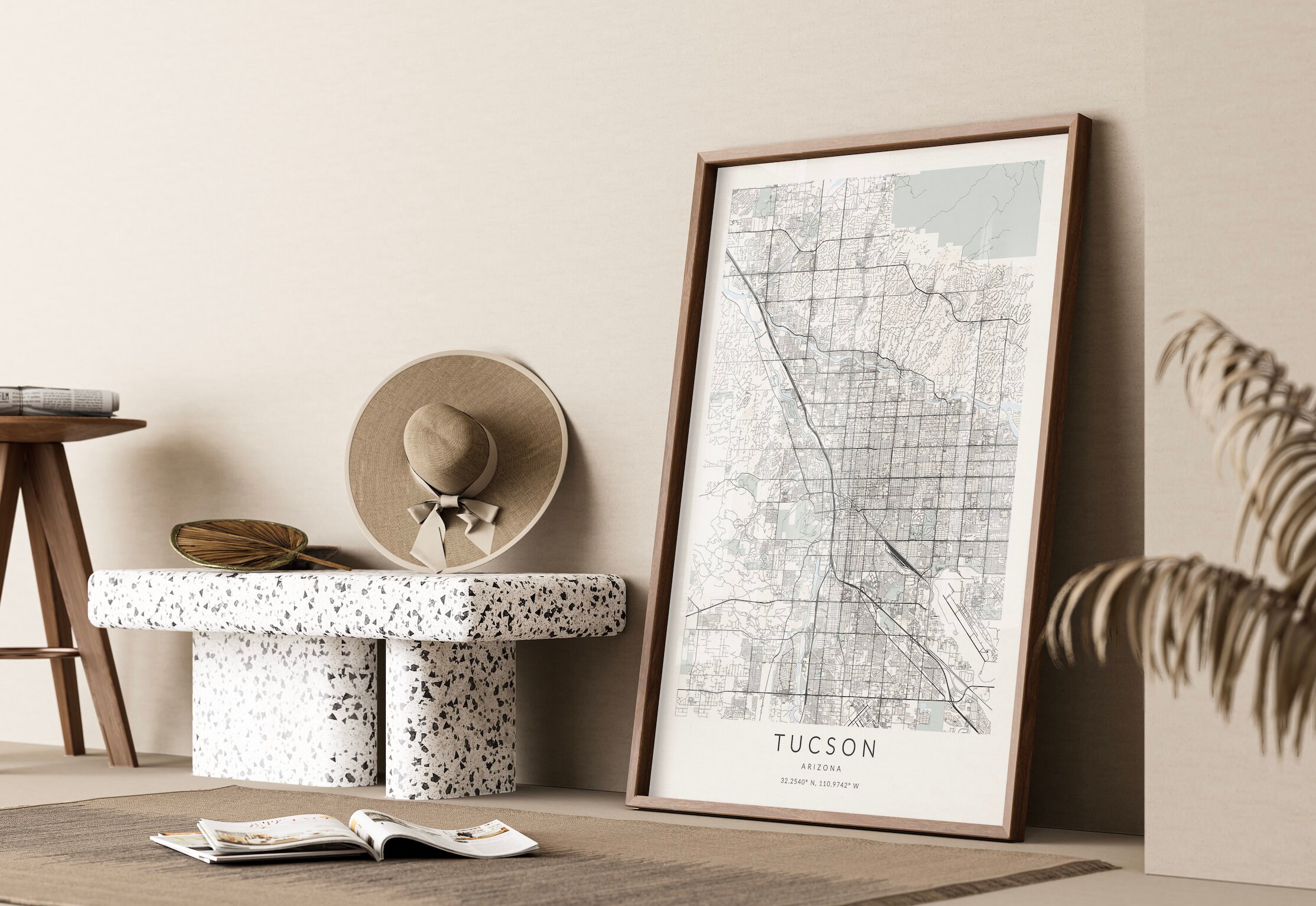 Tucson Map Print, Tucson Arizona Map Poster, Tucson Poster, Tucson Gift ...