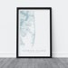 Fenwick Island Map Print, Map of Fenwick Island Delaware, Fenwick ...