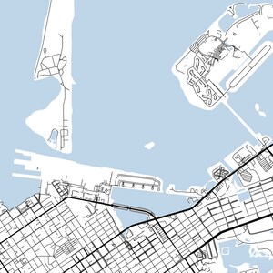 Key West Map Print, Florida Map Print, Key West Florida Poster, Key ...