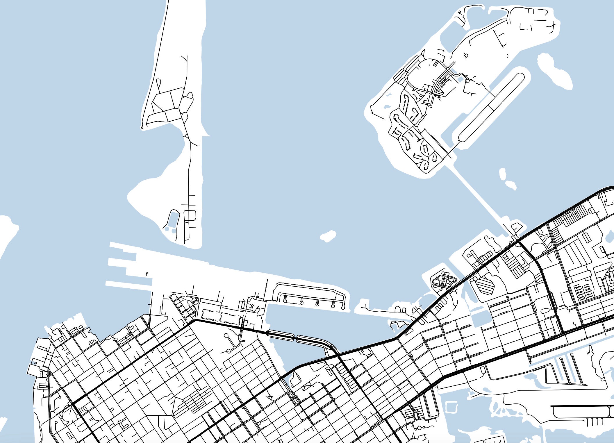 Key West Map Print, Florida Map Print, Key West Florida Poster, Key ...