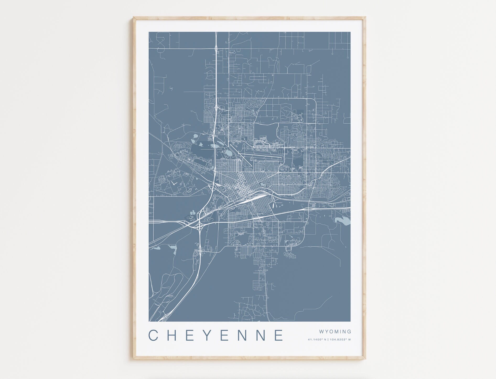 Cheyenne Wyoming Map