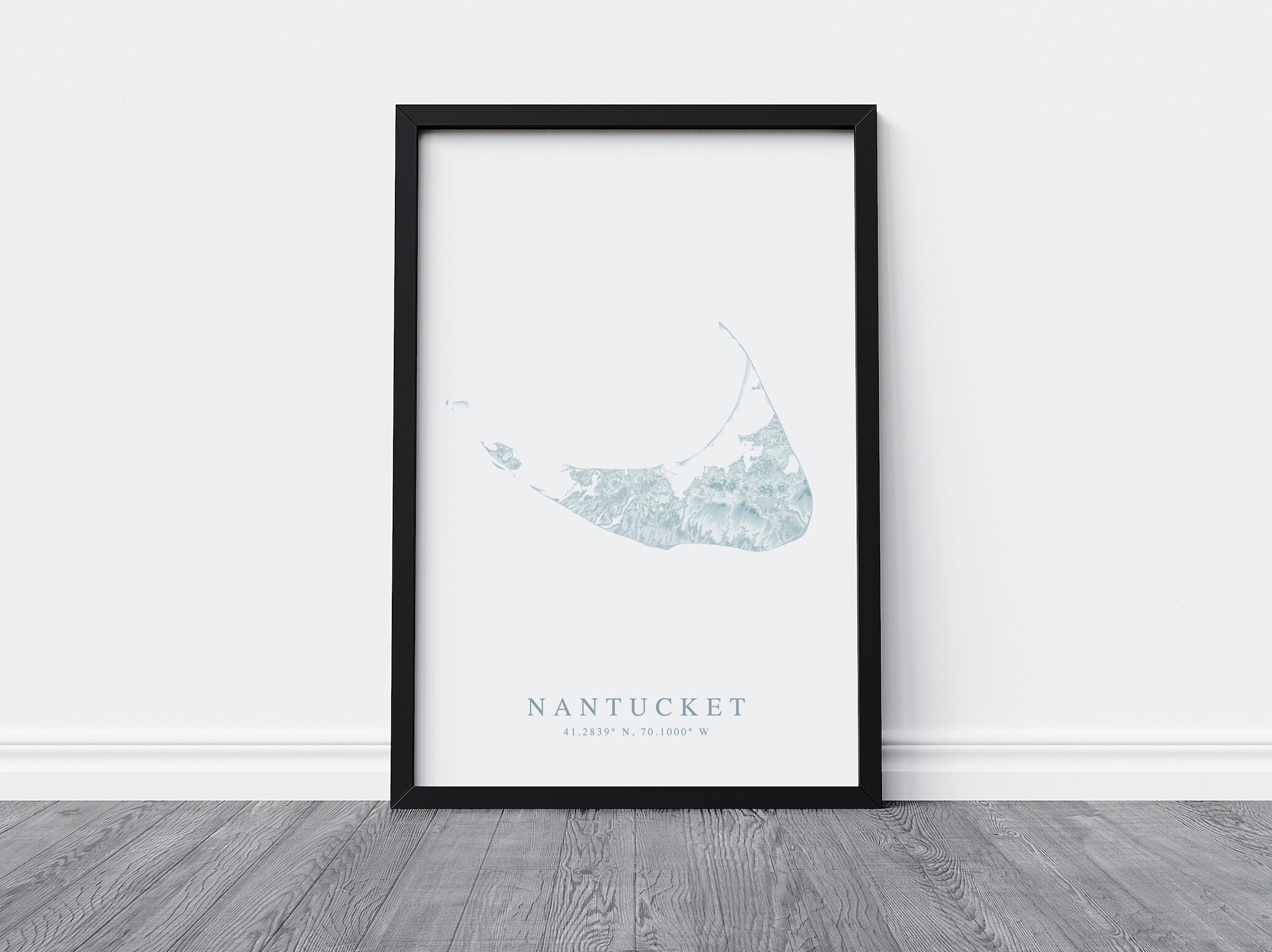 Nantucket Map Poster, Nantucket Map Decor, Nantucket Poster, Nantucket ...