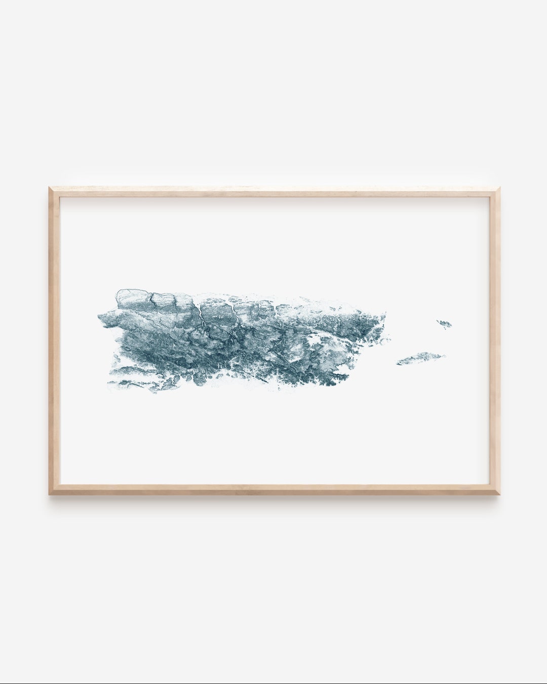 Puerto Rico Map Print, Puerto Rico Poster, San Juan Poster, Puerto Rico ...