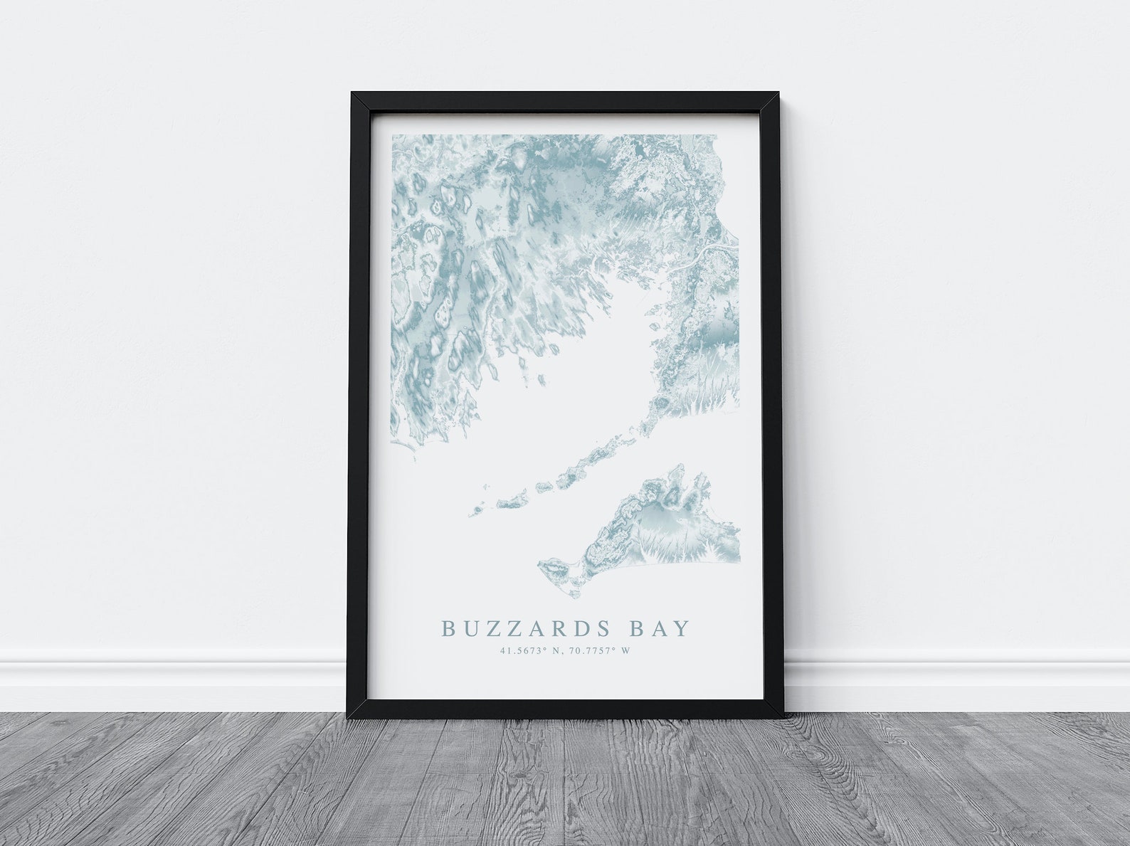 Buzzards Bay Map Print, Buzzards Bay Poster, Cape Cod Map Print, Cape ...