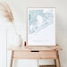 Margate City Jersey Map Print, Map of Margate City, Margate City Gift ...
