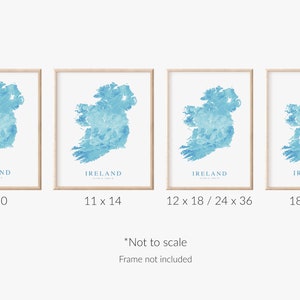 Ireland Map Print, Map of Ireland, Ireland Map Poster, Ireland Gift ...