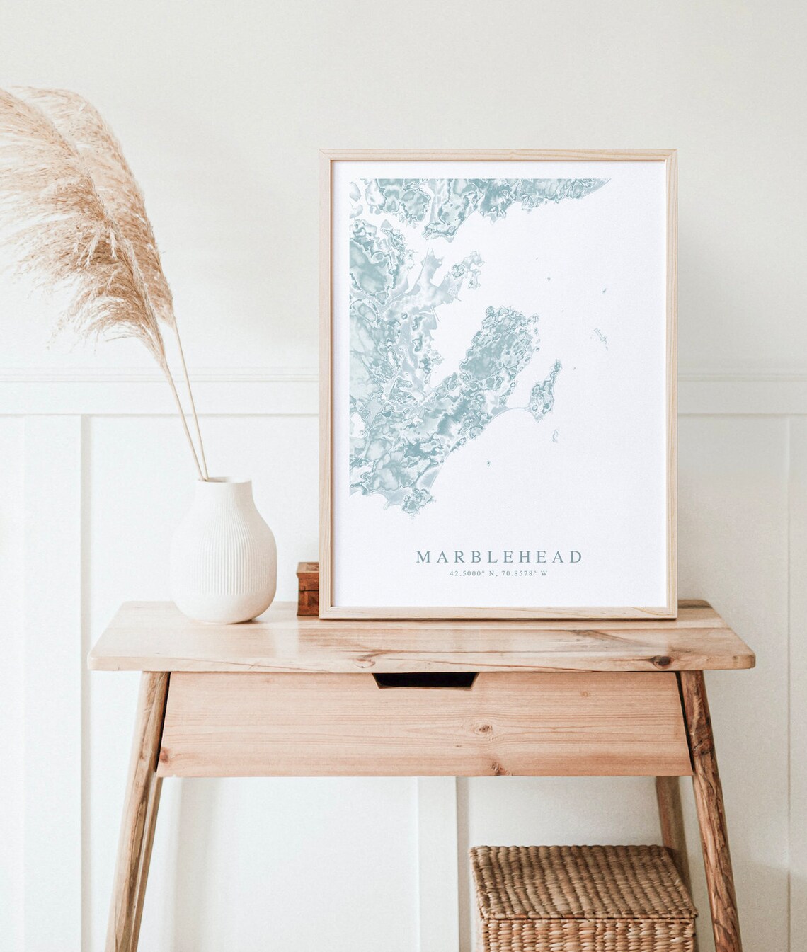 Marblehead Massachusetts Map Print, Marblehead Gift, North Shore MA ...