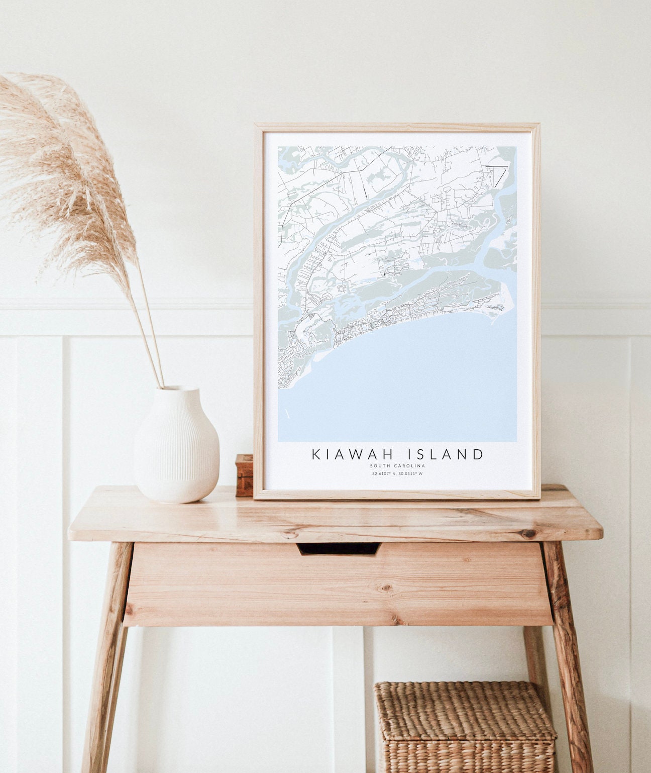 Kiawah Island South Carolina Map Print, Map of Kiawah Island ...