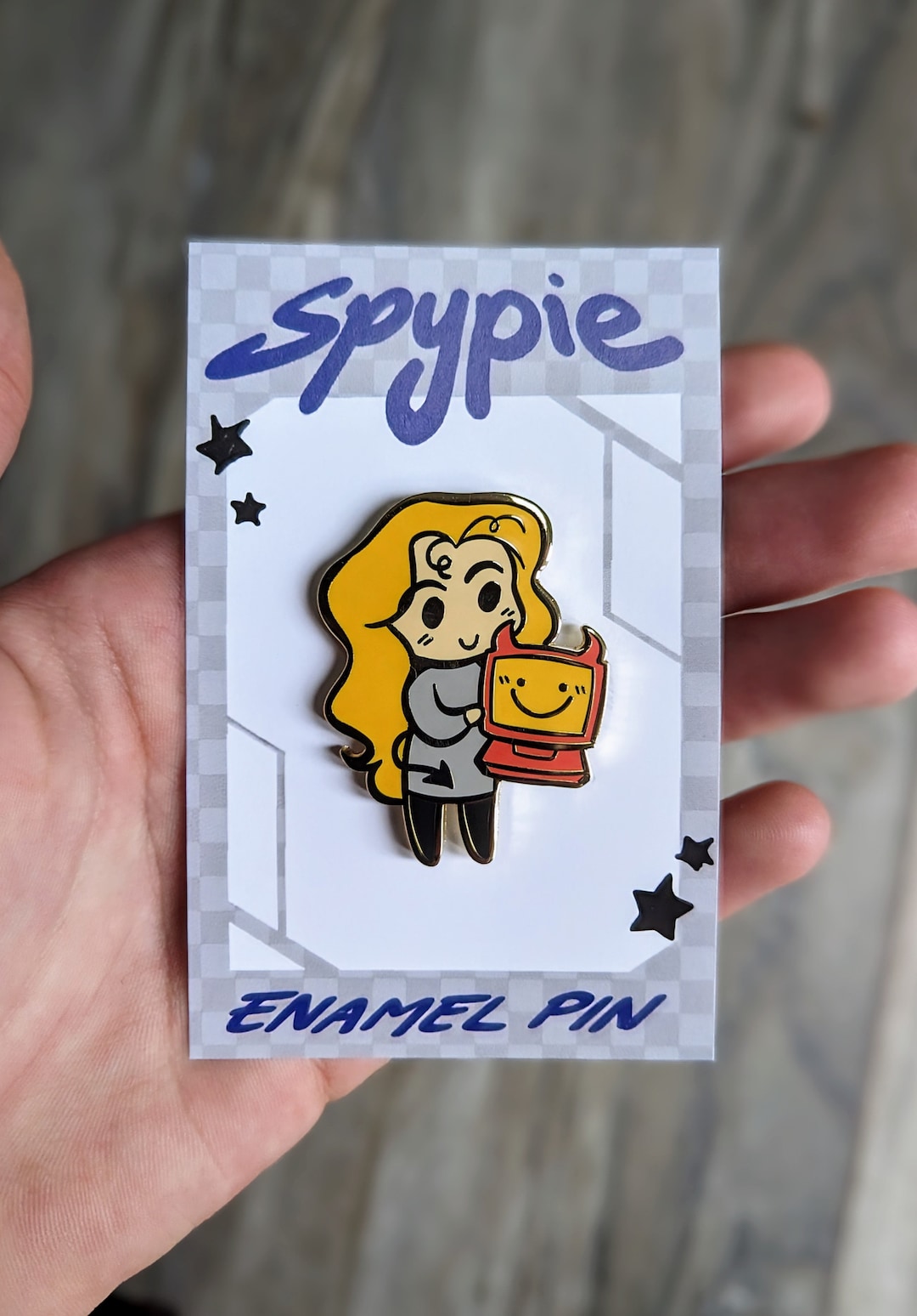 Electric Dreams Edgar Hard Enamel Pin - Etsy