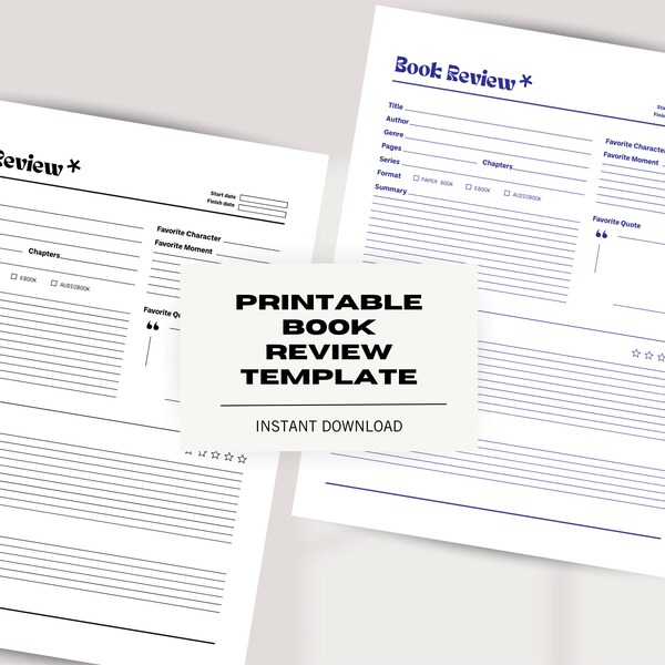 Tbr Template Digital - Etsy Norway