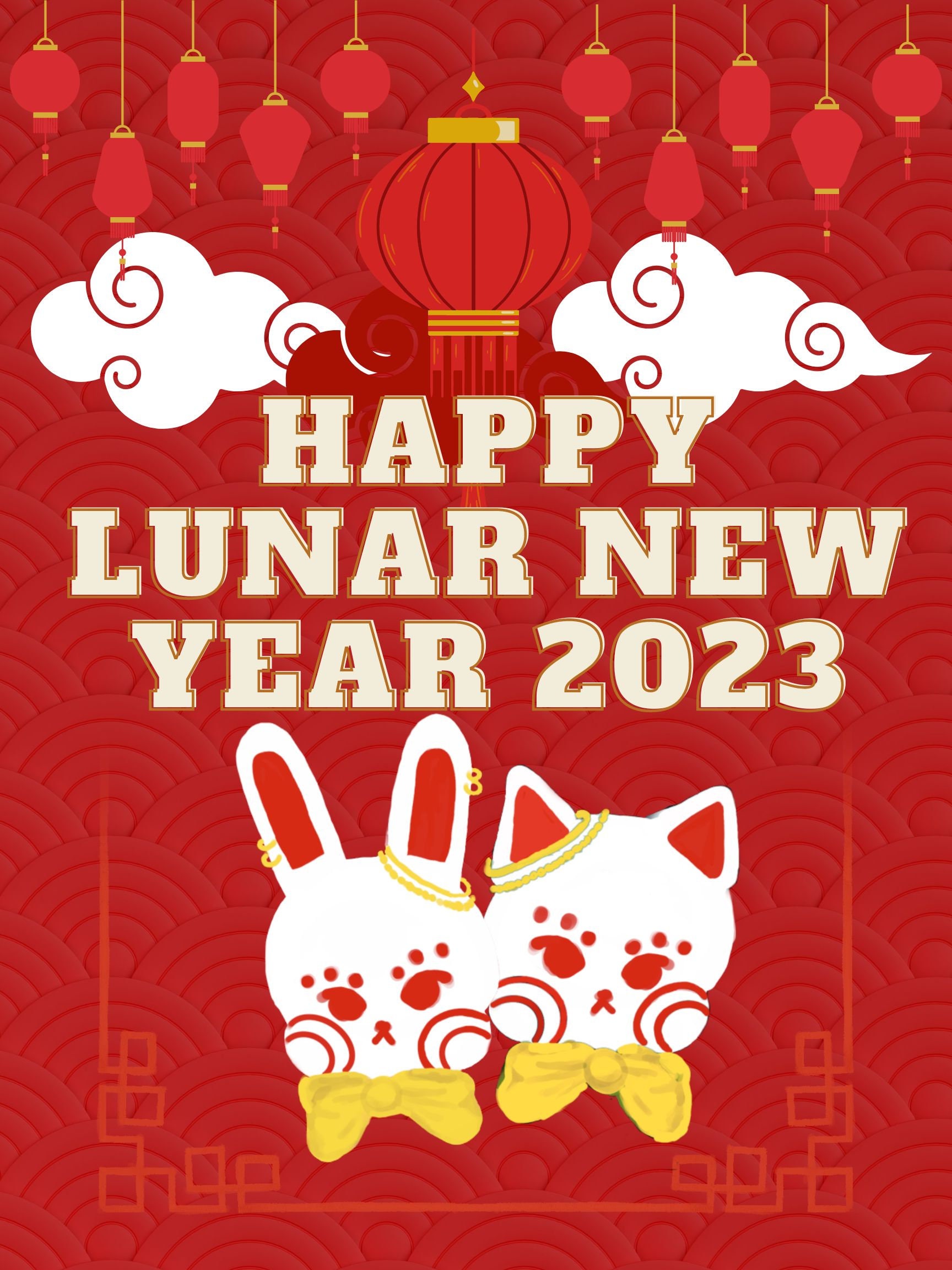 Lunar New Year 2023 Printable Posters, Chinese Zodiac, Year of the ...