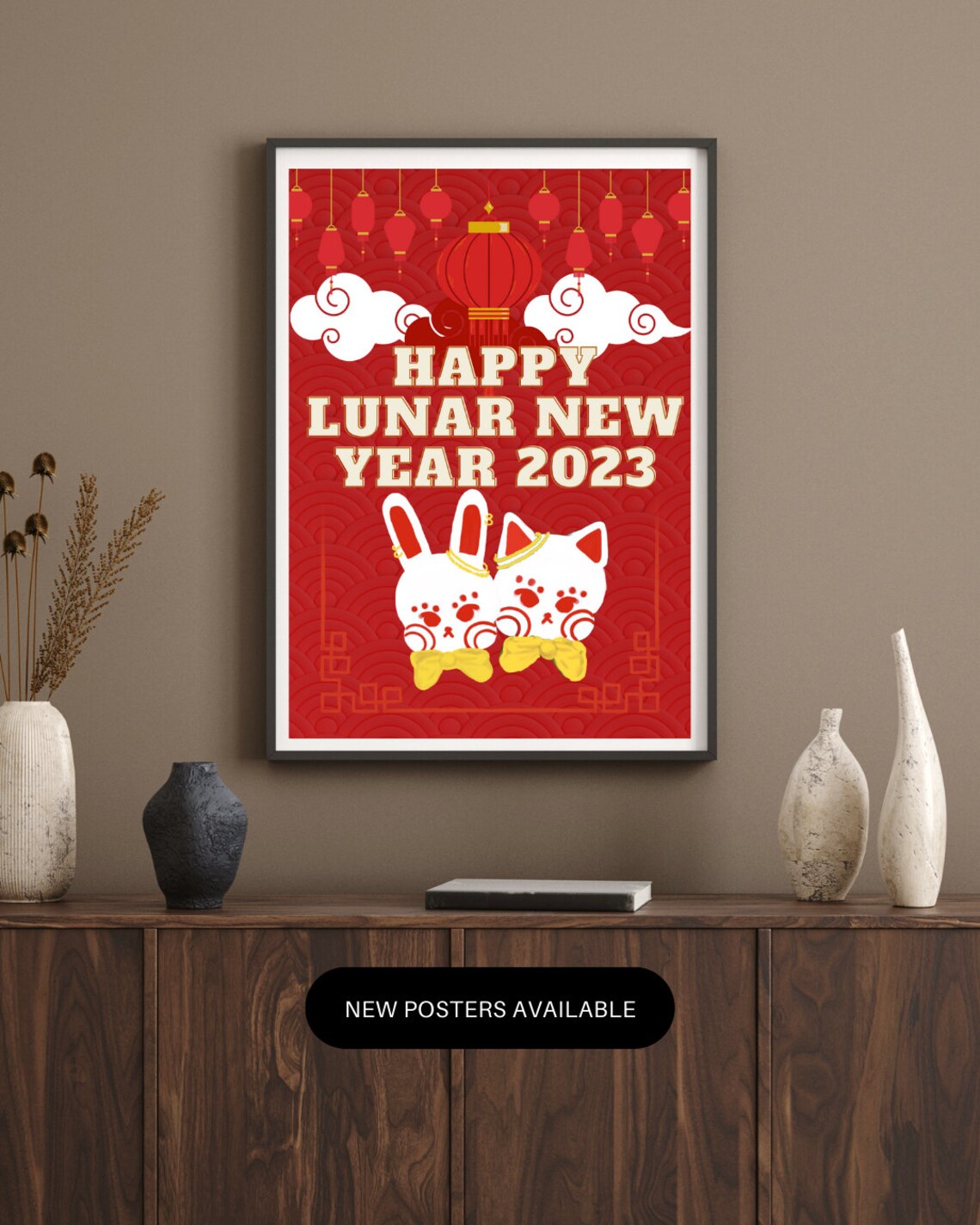Lunar New Year 2023 Printable Posters, Chinese Zodiac, Year of the ...
