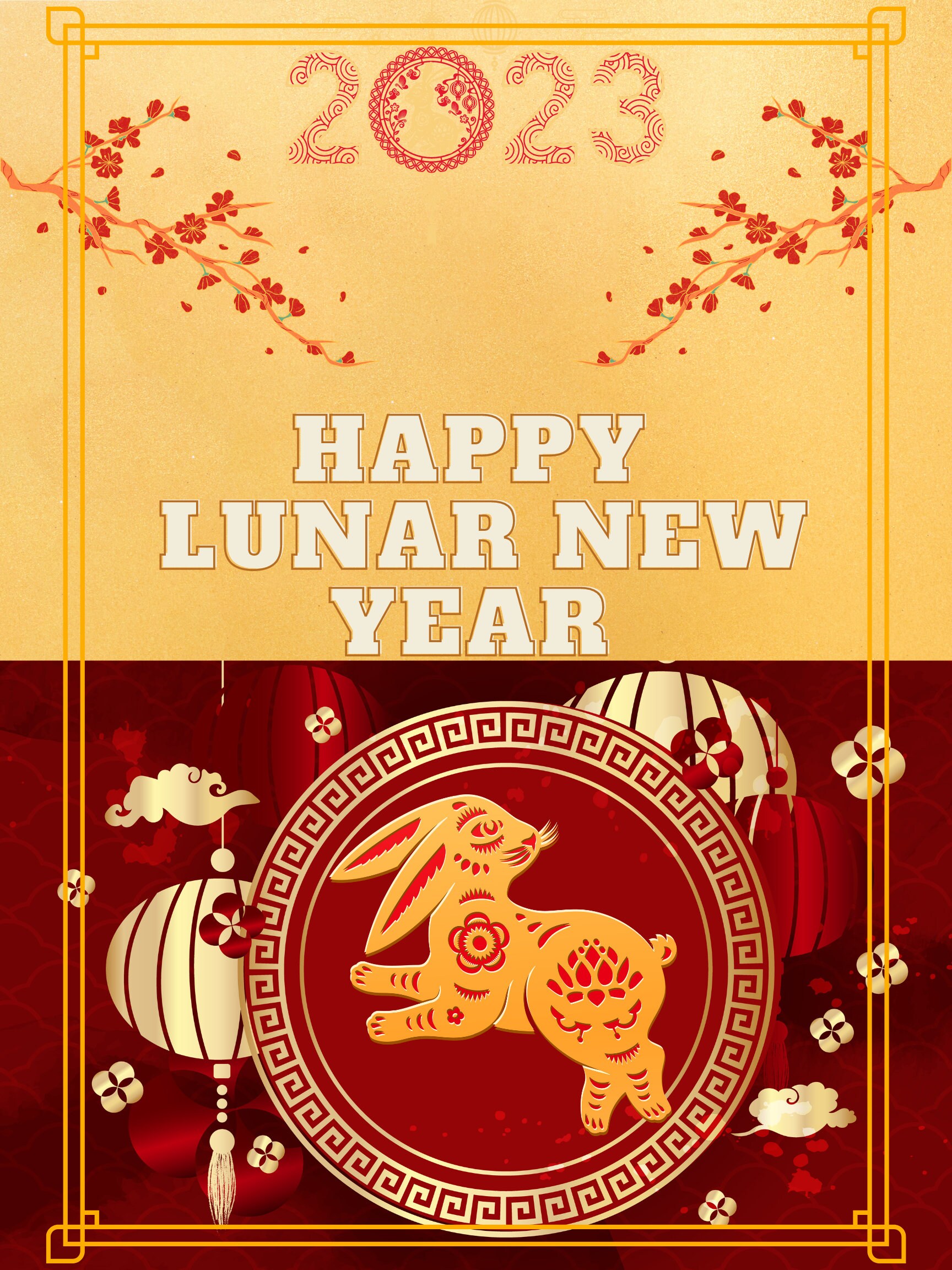 Lunar New Year 2023 Printable Posters, Chinese Zodiac, Year of the ...