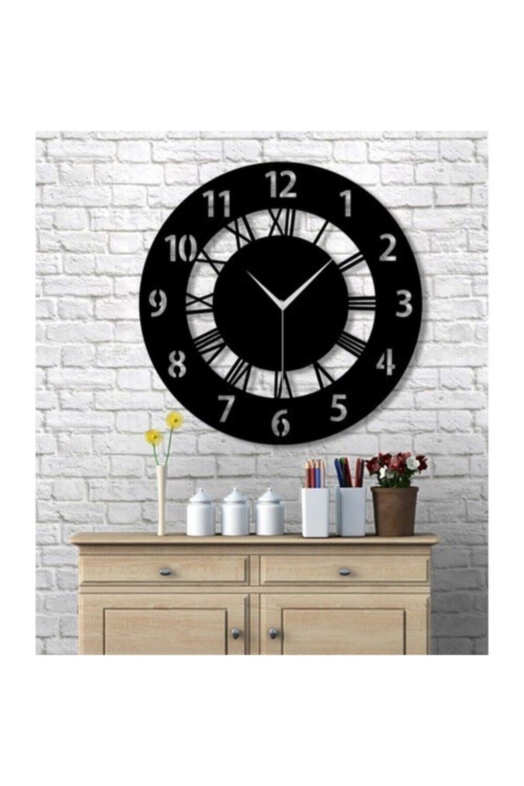 Decorative Roman and Latin Numeral Wall Clock 41 Cm - Etsy
