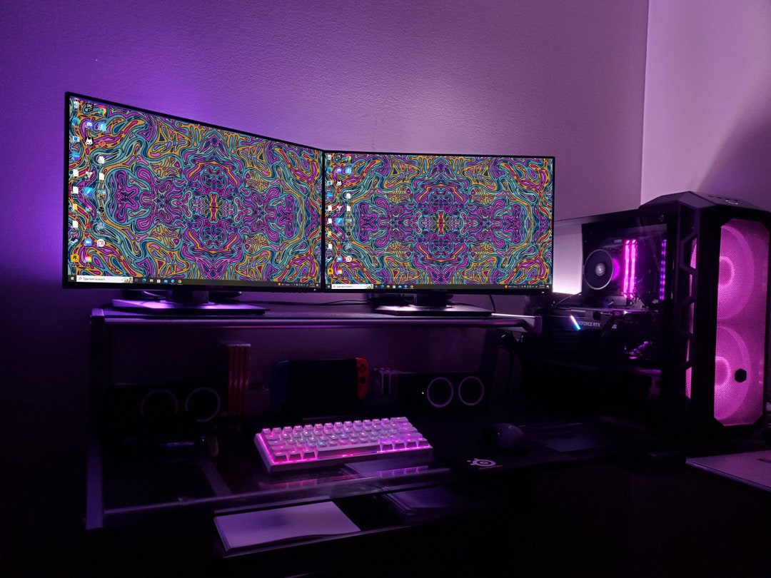 Desktop Wallpaper Purple Wallpaper Abstract Wallpaper PC - Etsy