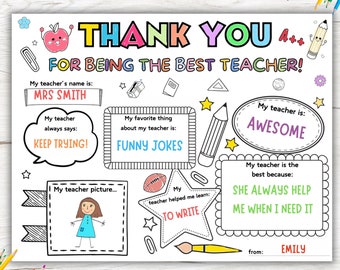 Printable Teacher Appreciation Gift, Teacher Appreciation Week, All ...