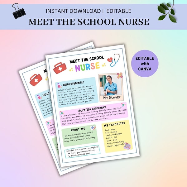 School Nurse - Etsy