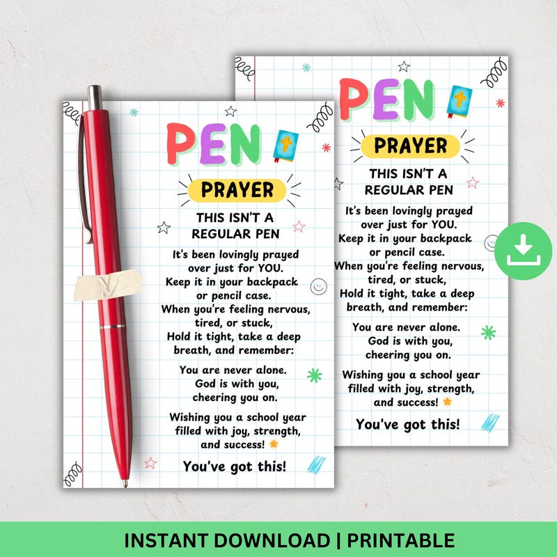 Prayer Pens - Etsy