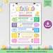 Easter Spirit Week Flyer Template, School Spirit Week Schedule, School ...