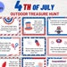 Outdoor Fourth of July Treasure Hunt Clues, Independence Day Scavenger ...
