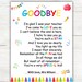Printable End of School Year Letter for Students, Poem Gift From ...