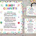 Ready Confetti Back to School, Ready Confetti Poem, First Day Jitters ...