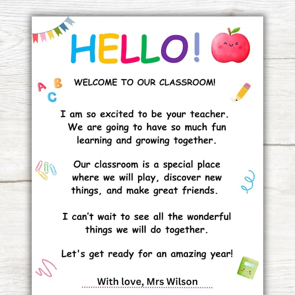 EDITABLE Meet the School Nurse Template, Meet Your Teacher Letter ...
