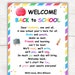 Back to School Year Letter Printable, Welcome Letter to Student ...