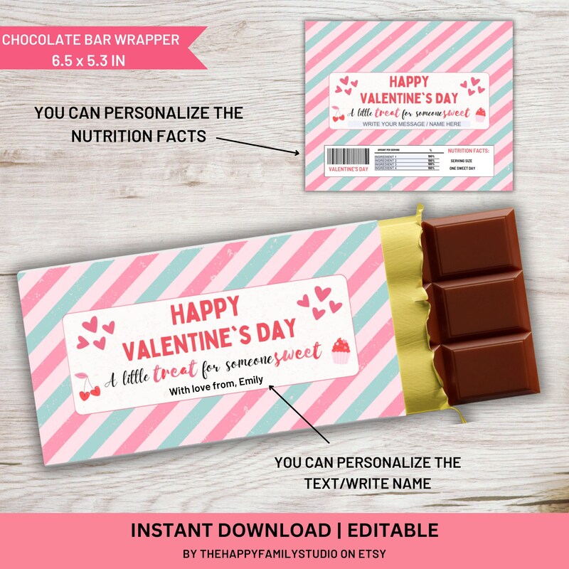 Candy Bar Labels - Etsy