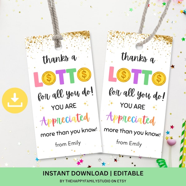 Teacher Appreciation Lottery - Etsy