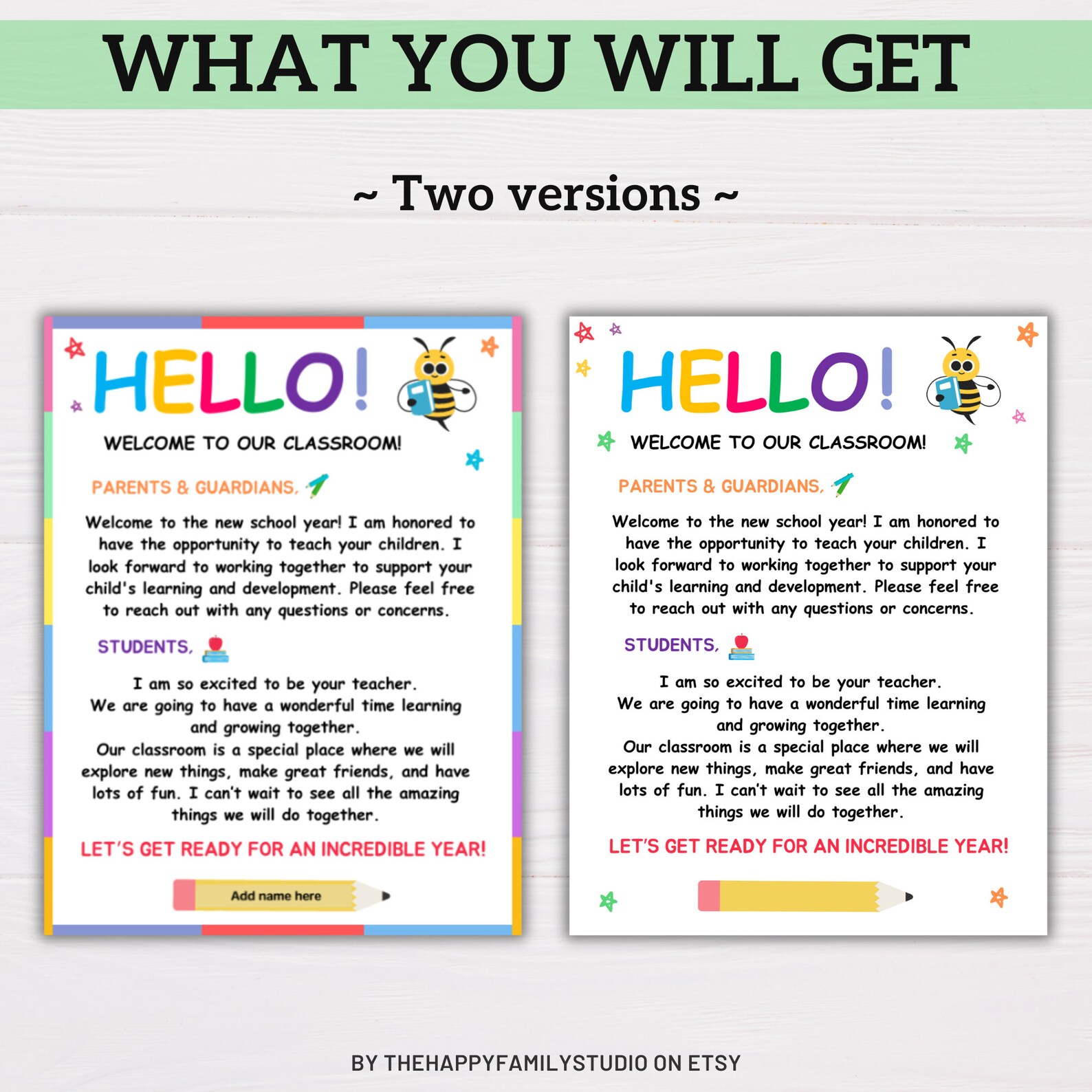 Welcome Back to School Letter for Parents and Students, First Day of ...