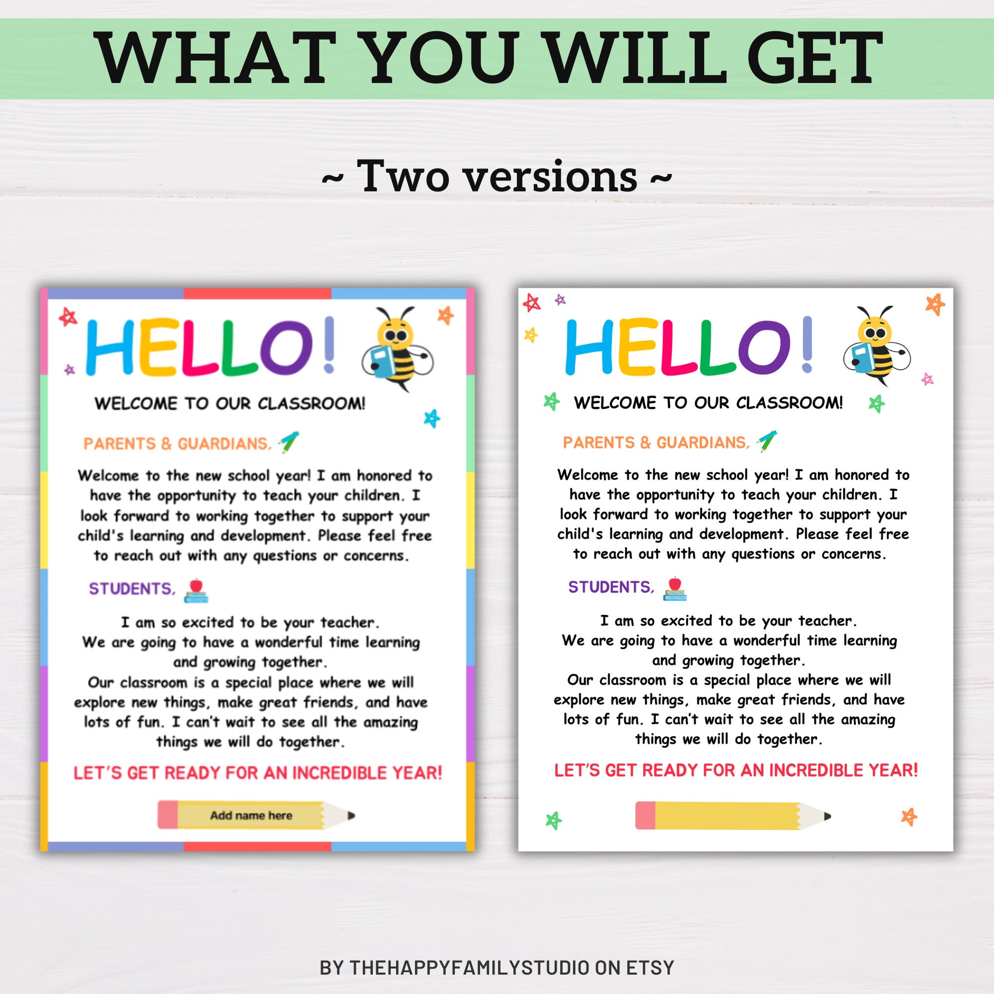 Welcome Back to School Letter for Parents and Students, First Day of ...