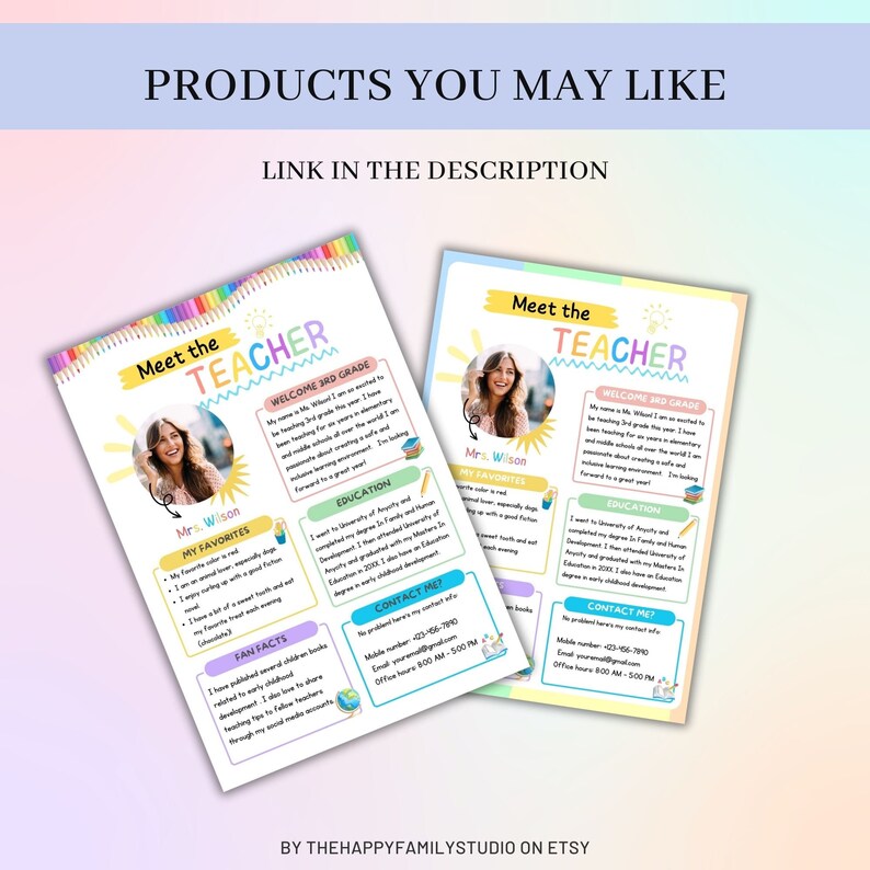 Classroom Newsletter Editable Template, Monthly/weekly Class Flyer ...