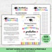 Editable Kindergarten Graduation Program, Graduation Ceremony Template ...