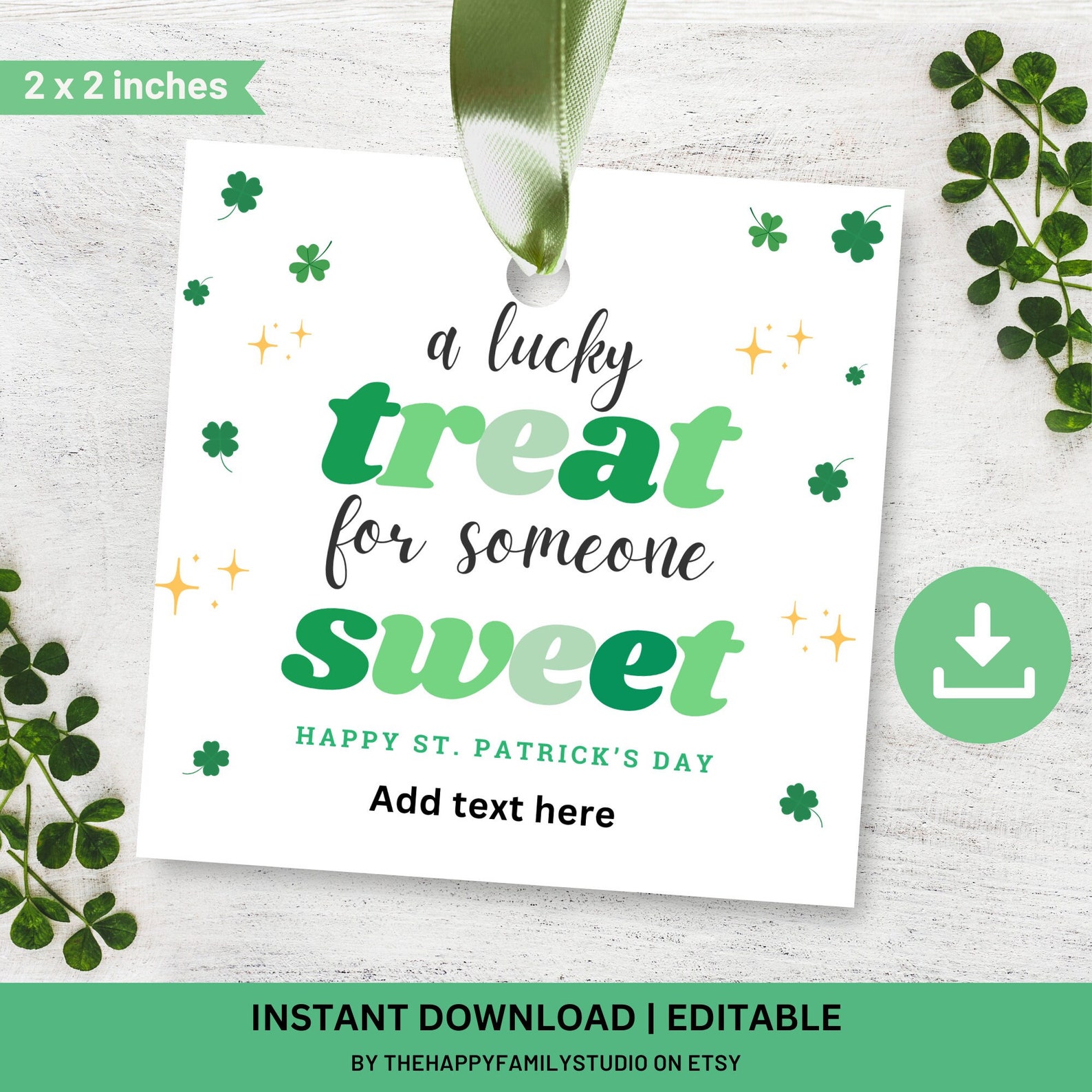 Printable St Patricks Day Tags, A Lucky Treat for Someone Sweet Gift ...