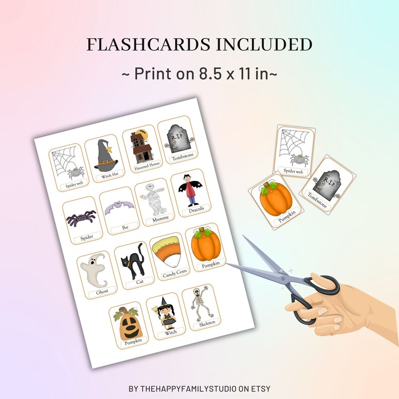 Cute Halloween Scavenger Hunt for Kids Halloween Game - Etsy