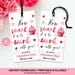 Valentine's Day Gift Tag, How Sweet It is to Work With You, Coworker ...