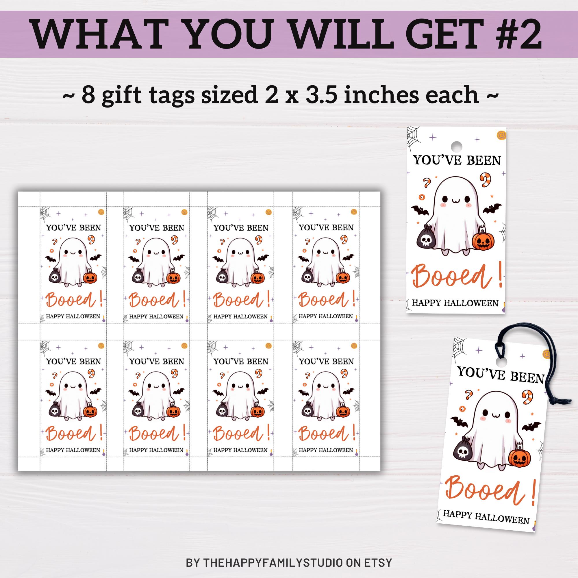 You've Been Booed Printable, Boo Basket Sign, Halloween Booed Poem ...