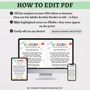 End of School Year Poem Gift From Teacher to Student, End of Year Gift ...