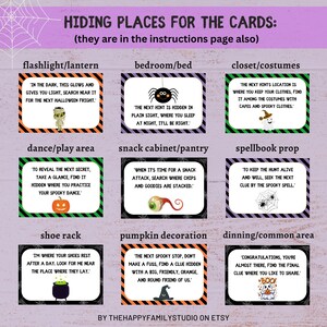 Halloween Scavenger Hunt for Kids, Ultimate Indoor Halloween Treasure ...