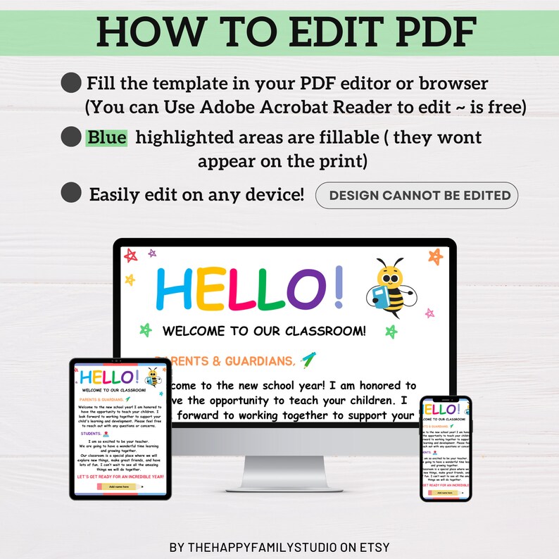 Welcome Back to School Letter for Parents and Students, First Day of ...