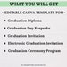 Kindergarten Graduation Bundle, Graduation Ceremony Program, Graduation ...