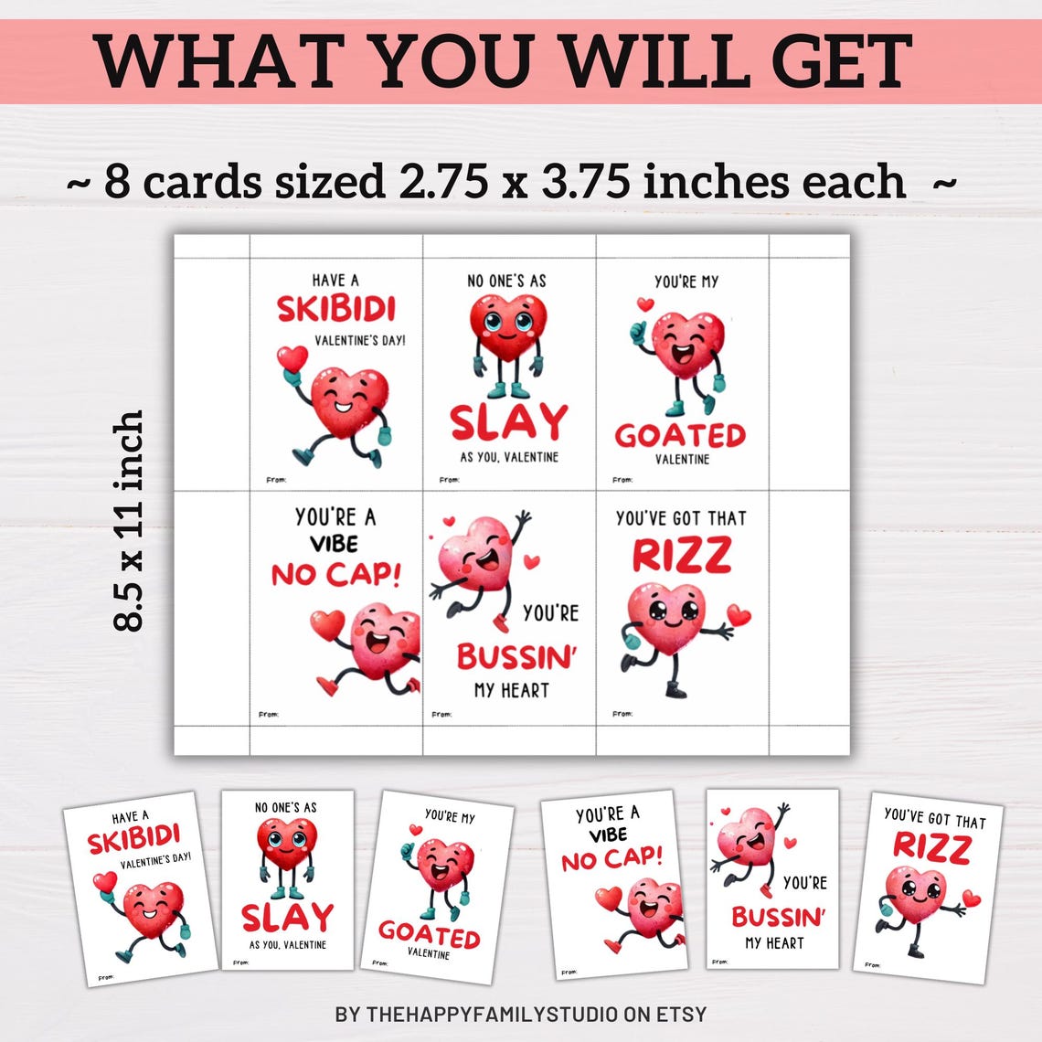 Slang Kids Valentines Day Cards, Tween Valentine Cards, Teen Boys ...