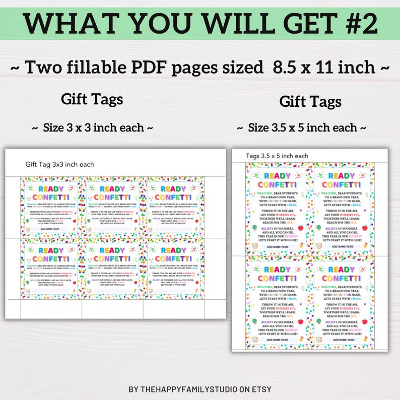 Ready Confetti Back to School, Ready Confetti Poem, First Day Jitters ...