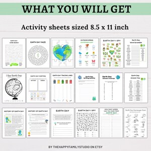 Earth Day Activities Bundle, Educational Earth Day Games, Recycle ...