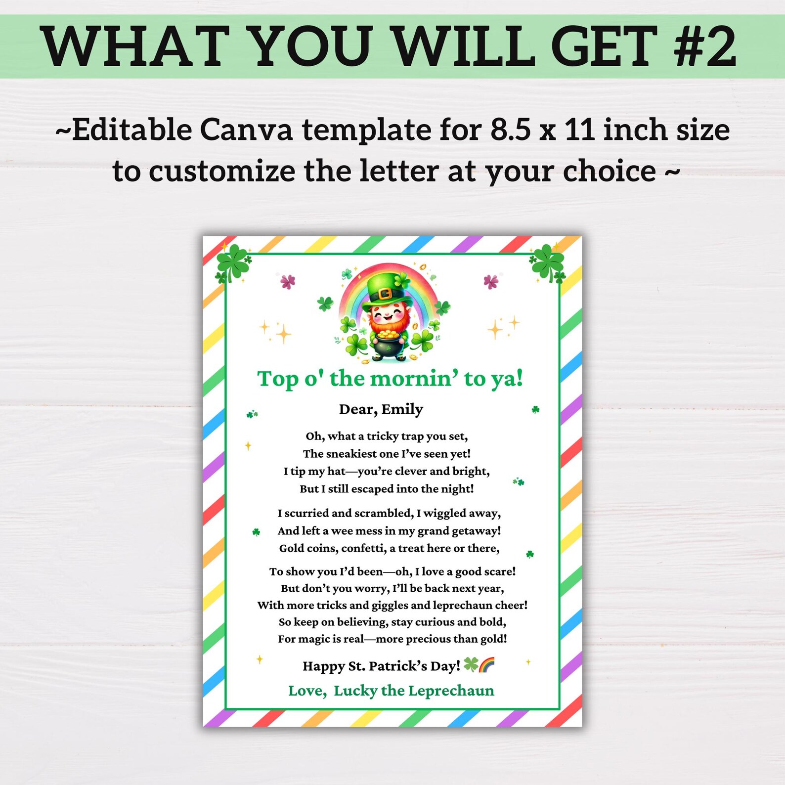 Editable Leprechaun Letter for Kids, Leprechaun Trap, Letter From ...